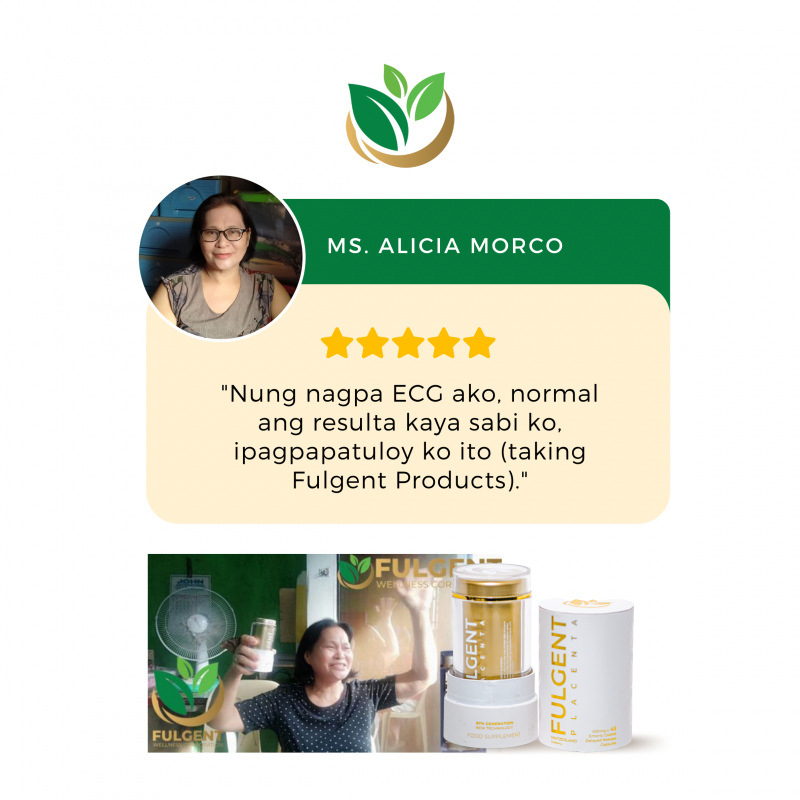 Ms. Alicia Morco - Fulgent Wellness